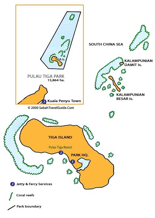 迪加岛 Pulau Tiga "Survivor Island"