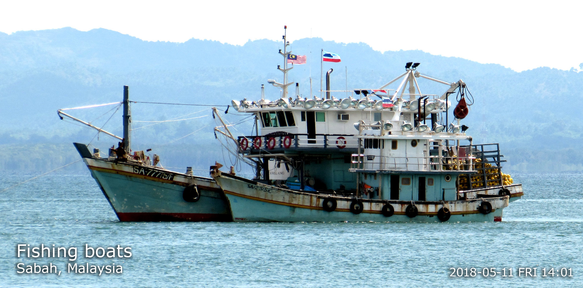 Boats, Trawlers and Vessels of Borneo Island